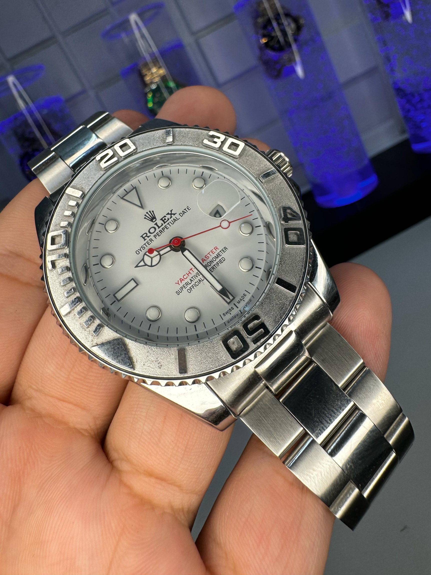 Comprar Relógio Rolex Metal Yacht-Master Prata prova dagua - Rélógios ...