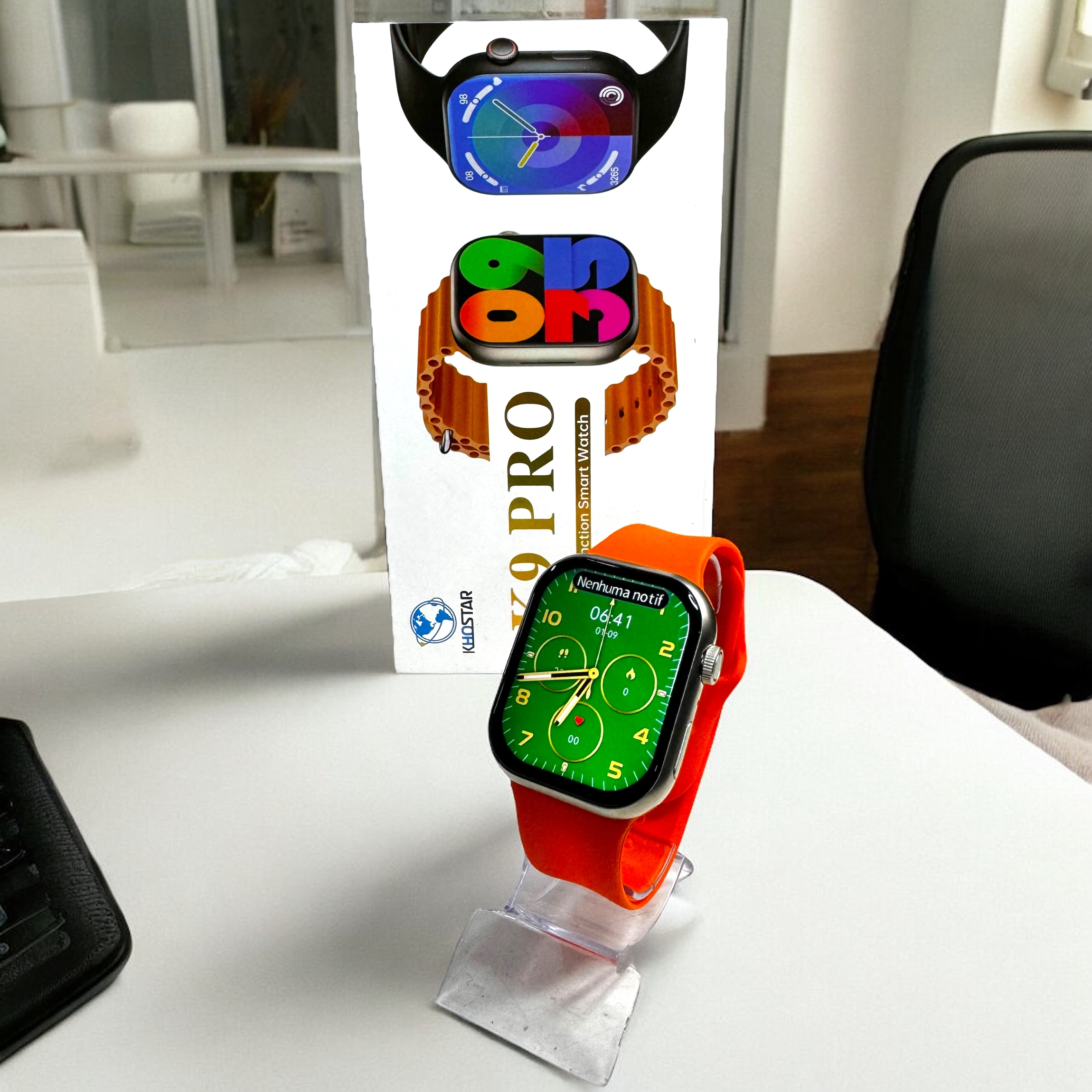 Comprar Relógio Smartwatch K9 Pro Ultra 2 série 10 Ultra Prata laranja ...