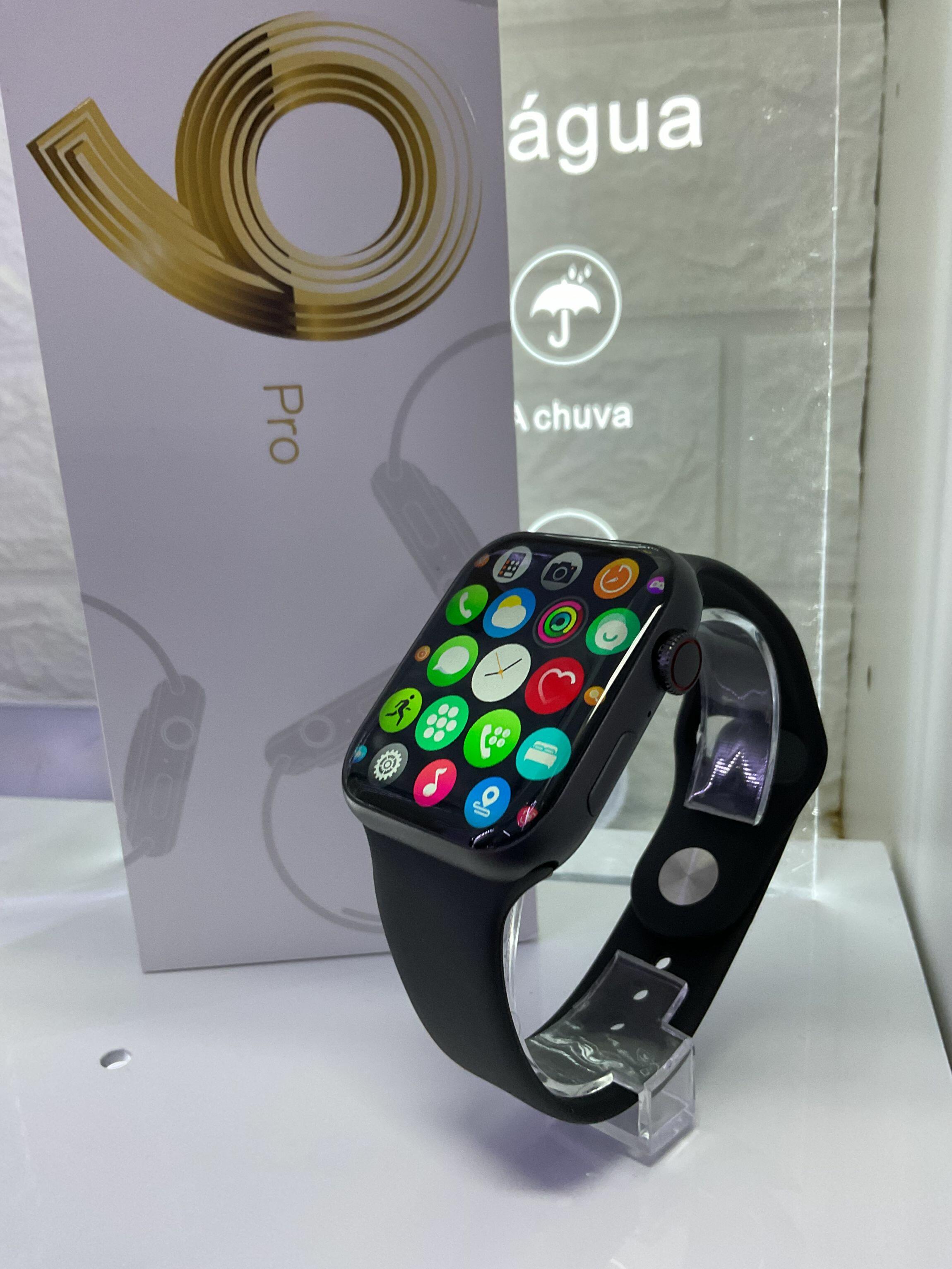 Comprar Smartwatch Microwear W59 pro Preto 2024 WearmaxOS - R$105,00 ...