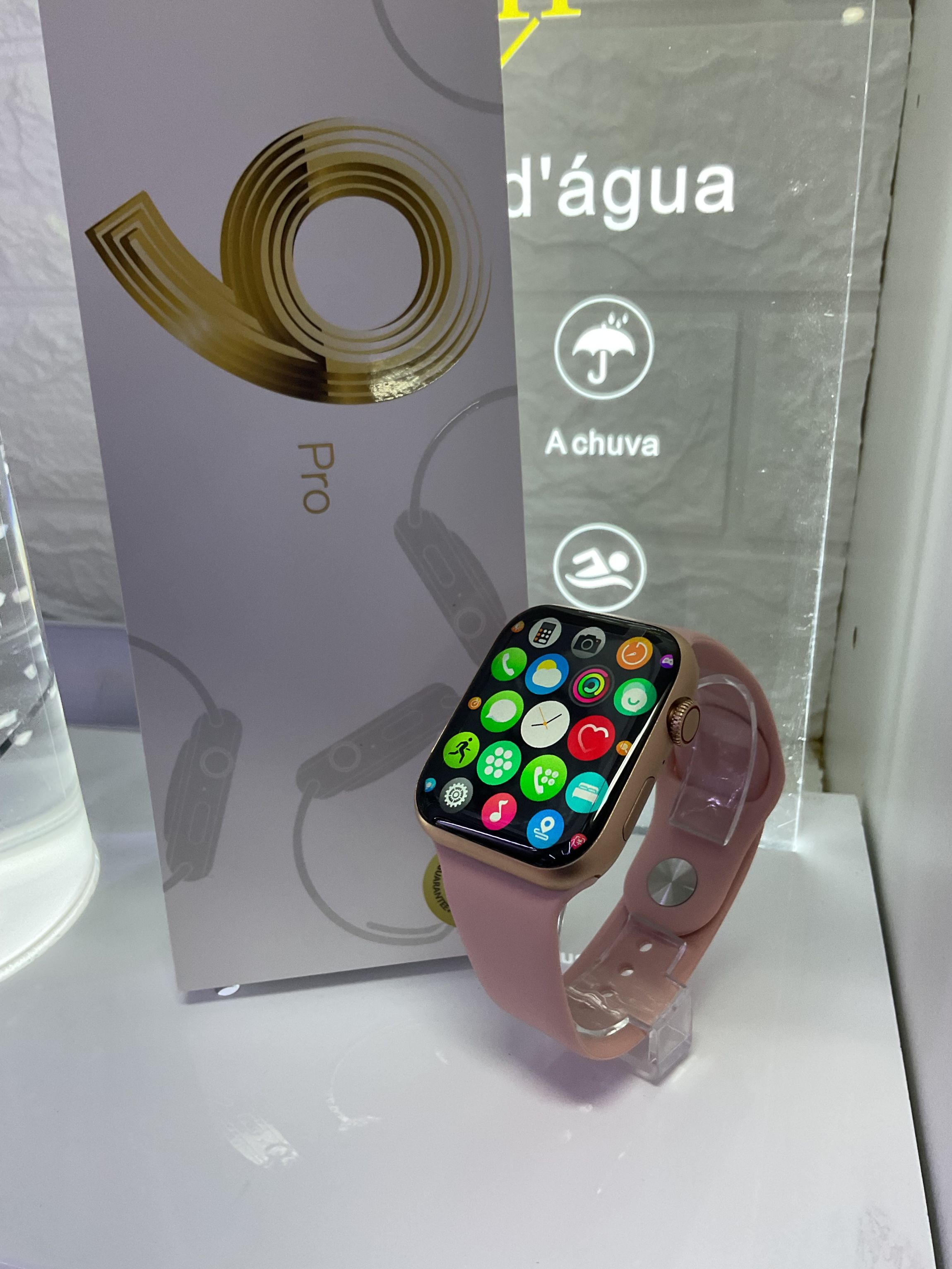 Comprar Smartwatch Microwear W59 pro Rosa 2024 WearmaxOS - Rélógios no ...