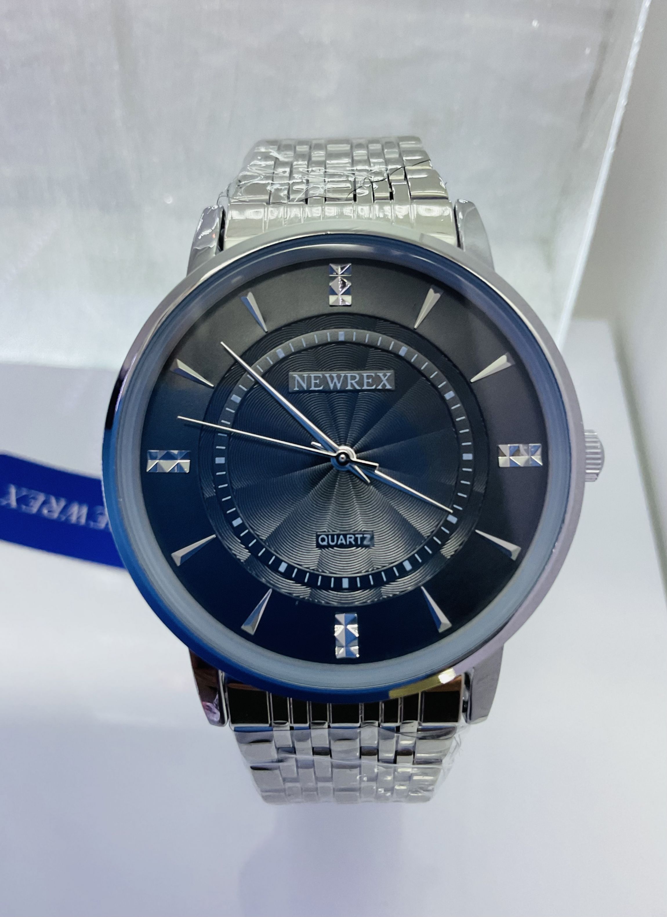 Comprar Relógio Masculino Newrex Prime prata preto a prova dagua ...