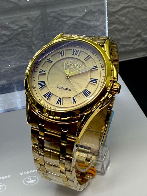 Comprar Relógio Xufeng Neorun Dourado automatico a prova dagua ...