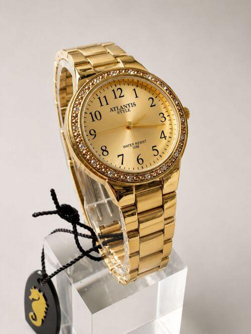 Comprar Outlet - Relogio Atlantis Gold Feminino - R$64,99
