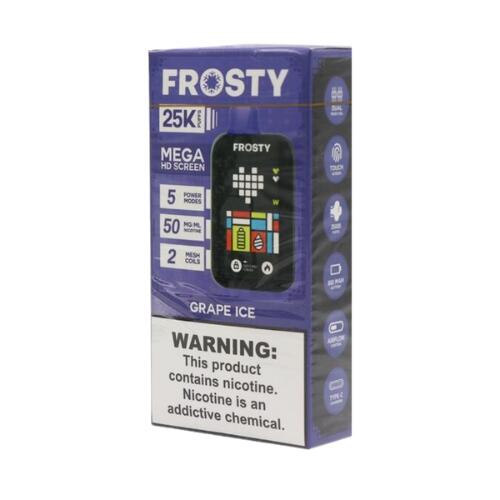 Frosty: Pod Descartável Mega 25K - 25000 Puffs