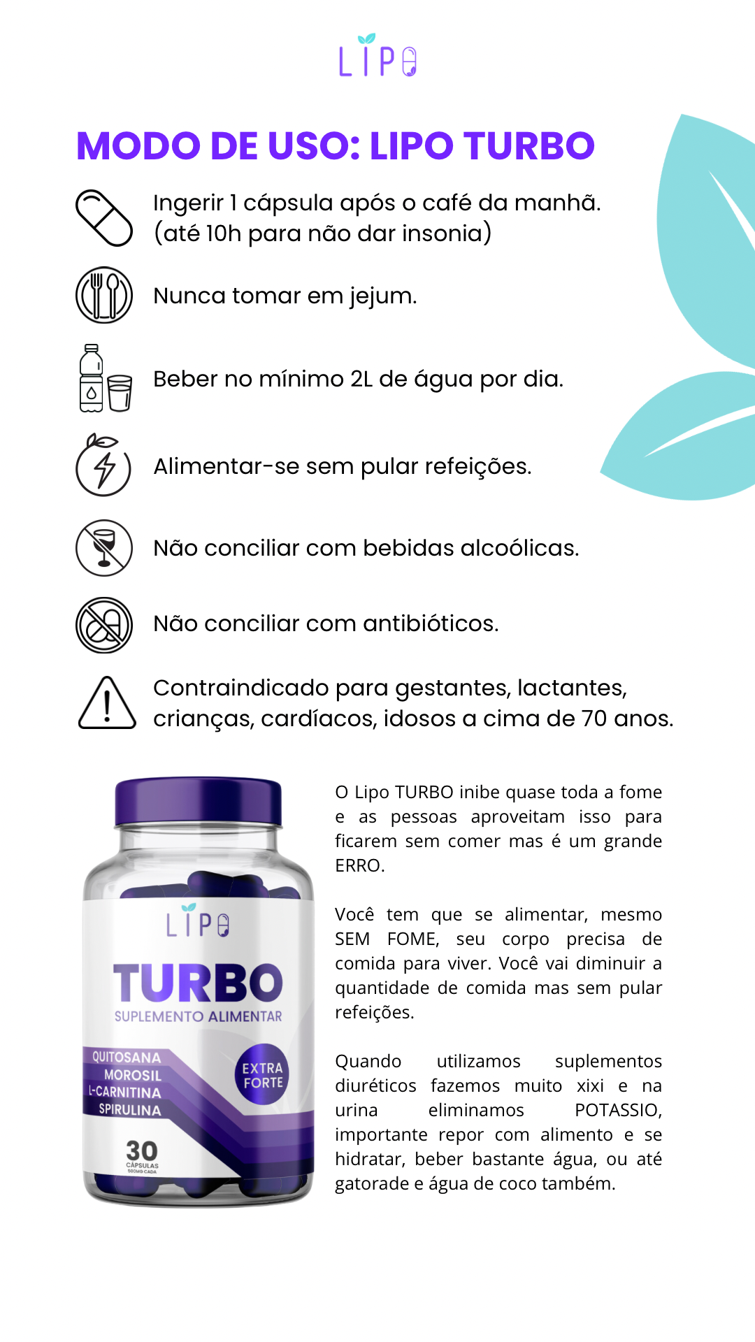 Comprar LIPO TURBO + PORTA CÁPSULAS - PROTOCOLO 15 DIAS - a partir de R ...