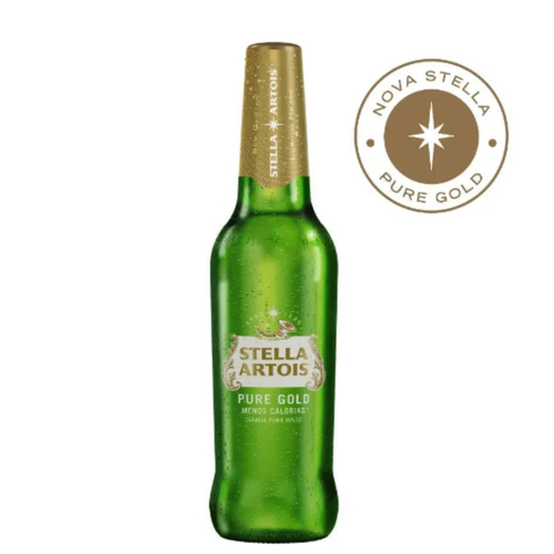 Comprar Stella Artois Pure GOLD Sem Glúten Long Neck 330ML - a partir ...
