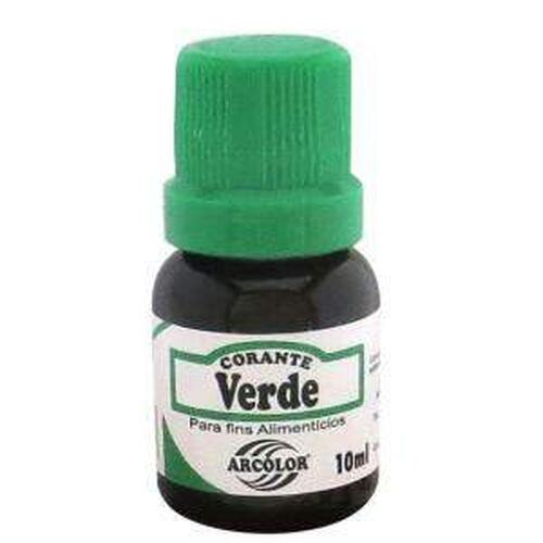 CORANTE ÁGUA VERDE 10ml - R$3,99