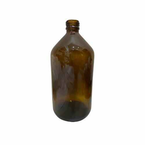 VIDRO AMBAR 500ML C/TAMPA LACRE - R$8,49