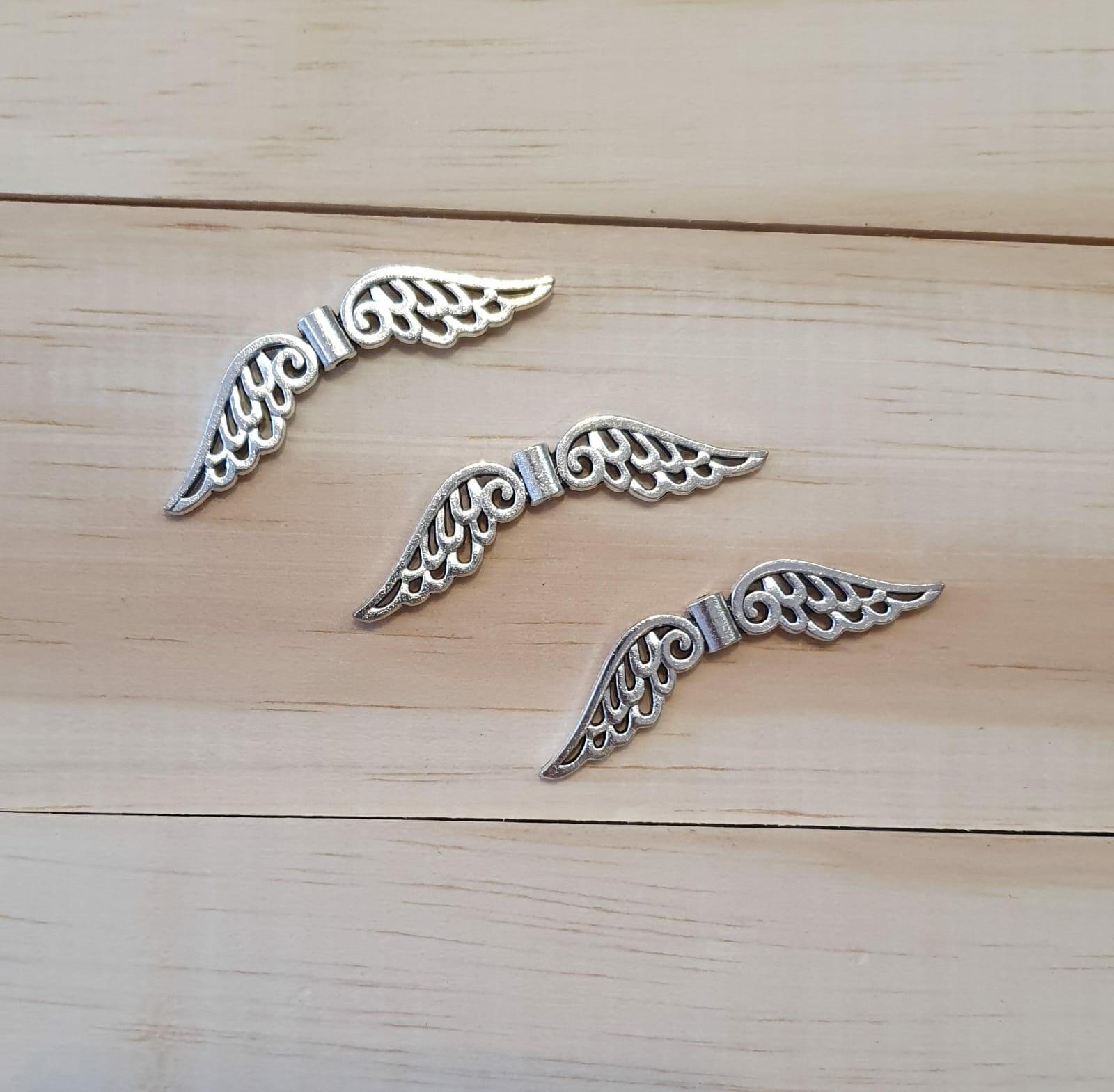 Comprar Asa de Anjo Metal - R$1,50 - LC Pedrarias Exclusivas