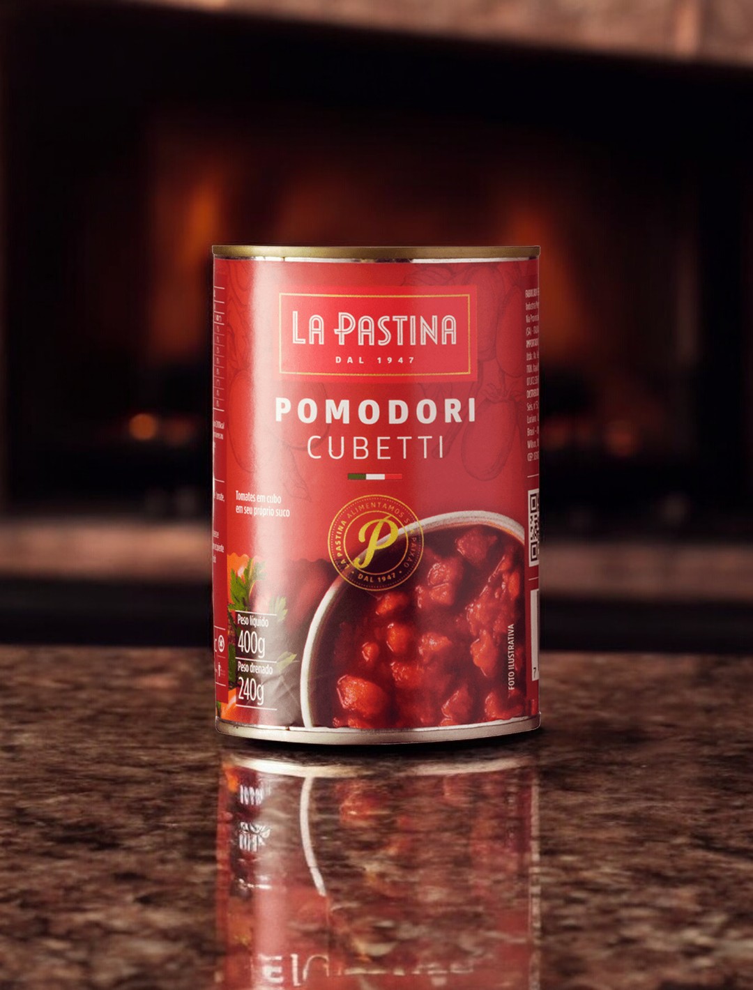 Tomate Cubeti Italiano 400g - La Pastina