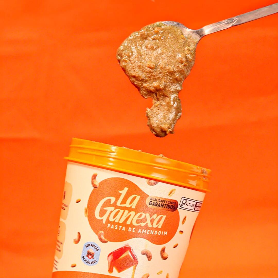 Pasta de Amendoim Doce de Leite 450g - La Ganexa