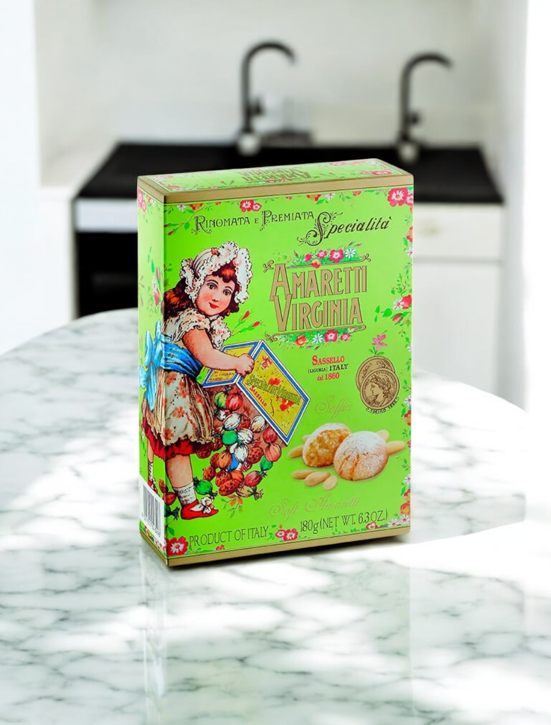 Biscoito Italiano Crocante Mini Amaretti Macio 75g - Virginia - a ...