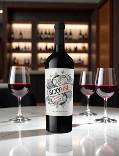 Vinho Argentino Malbec Sexy Fish 2023 750ml - Norton - a partir de R$73,71