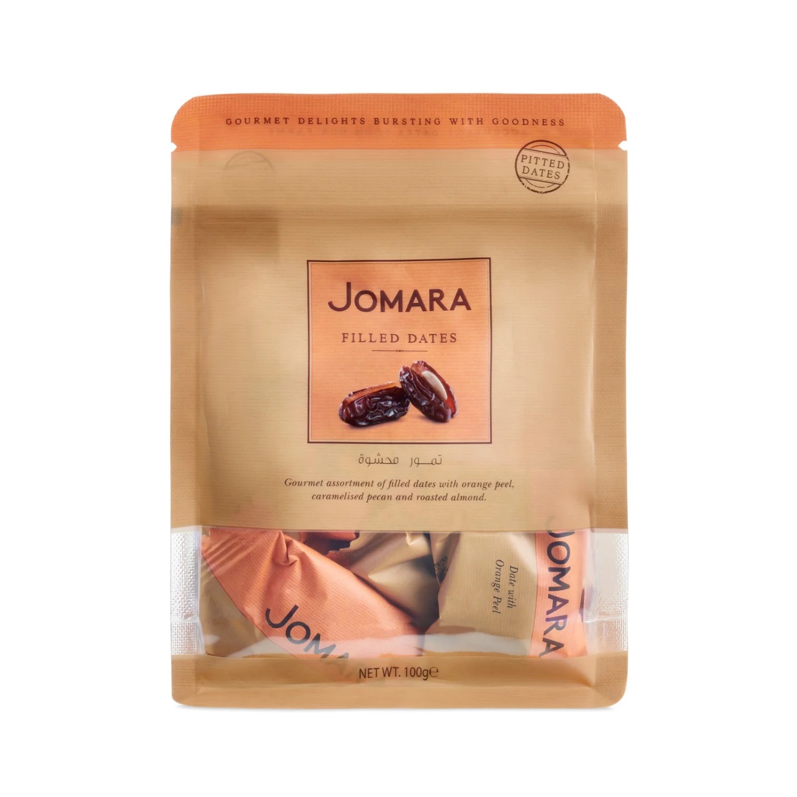 Tâmaras Wanan Recheadas Mix Sabores Pouch 100g - Jomara