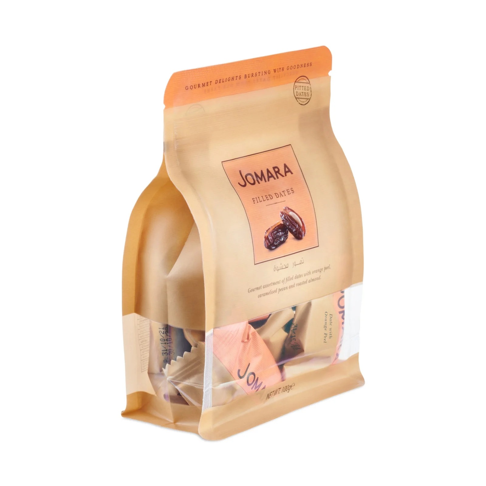 Tâmaras Wanan Recheadas Mix Sabores Pouch 100g - Jomara