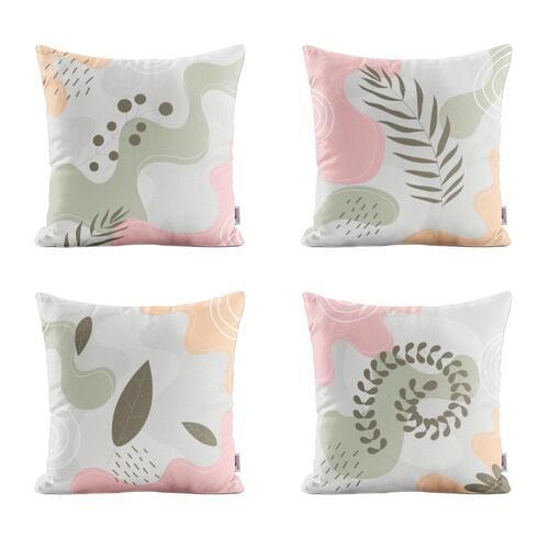 Kit 4 Almofadas Decorativas Boho Para Decoração do Sala