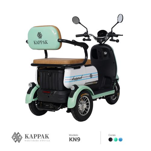 Triciclo Elétrico KAPPAK KN9 1000W Autopropelido Sem CNH