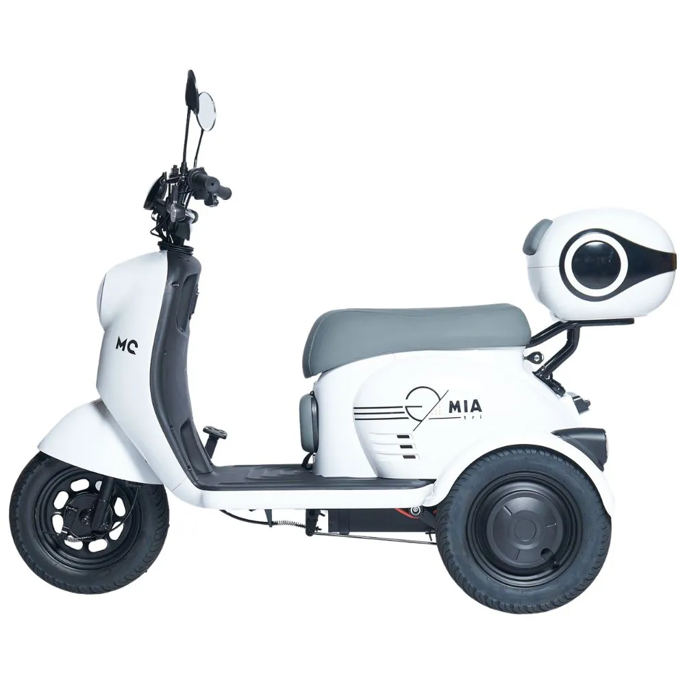 Triciclo Elétrico MC MIA TRI 800W Autopropelido Sem CNH