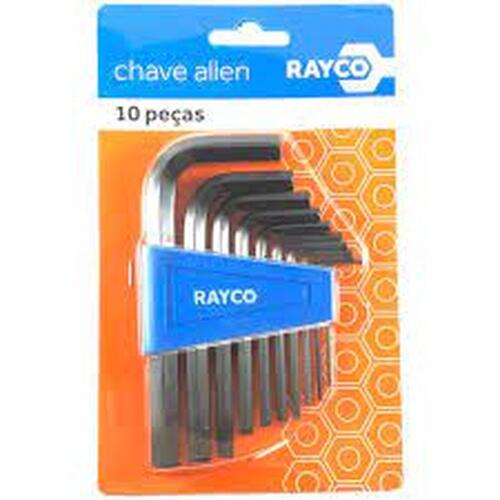 Comprar Chave Allen 10 Peças Rayco - a partir de R$22,61 - Faumar ...