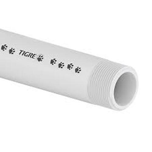 Comprar Tubo Tigre Rosc Branco 3m 3/4' - a partir de R$40,85 - Faumar ...