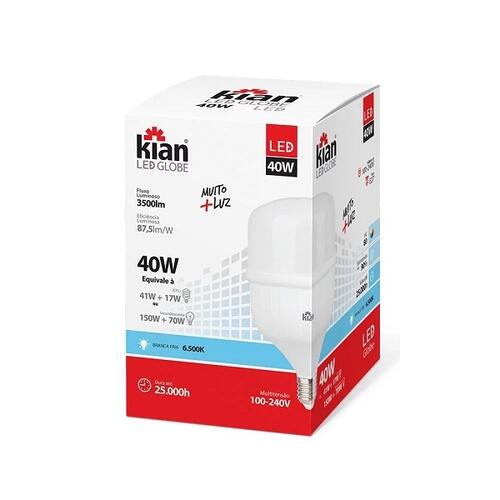 Comprar Lâmpada Kian LED Globe 40w Bivolt - a partir de R$35,62