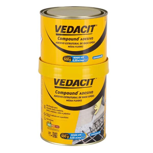 Vedacit Compound Adesivo Lata 1kg - a partir de R$73,15