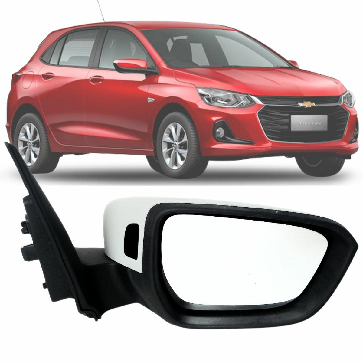 Retrovisor Direito Onix 2019 2023 Sensor Ponto Cego C/Capa