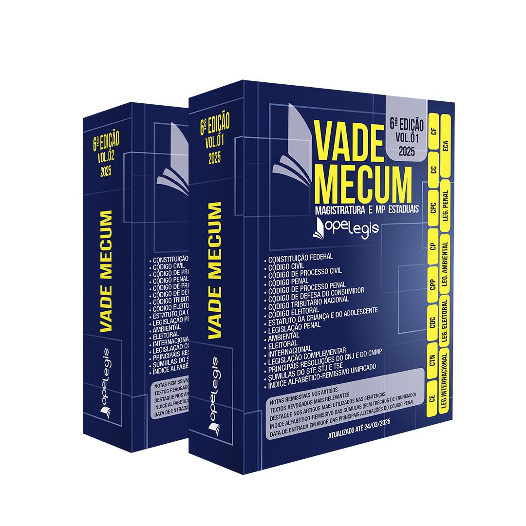 Comprar Vade Mecum Magistratura e MP Estaduais - 6ª Edição - 2025 ...