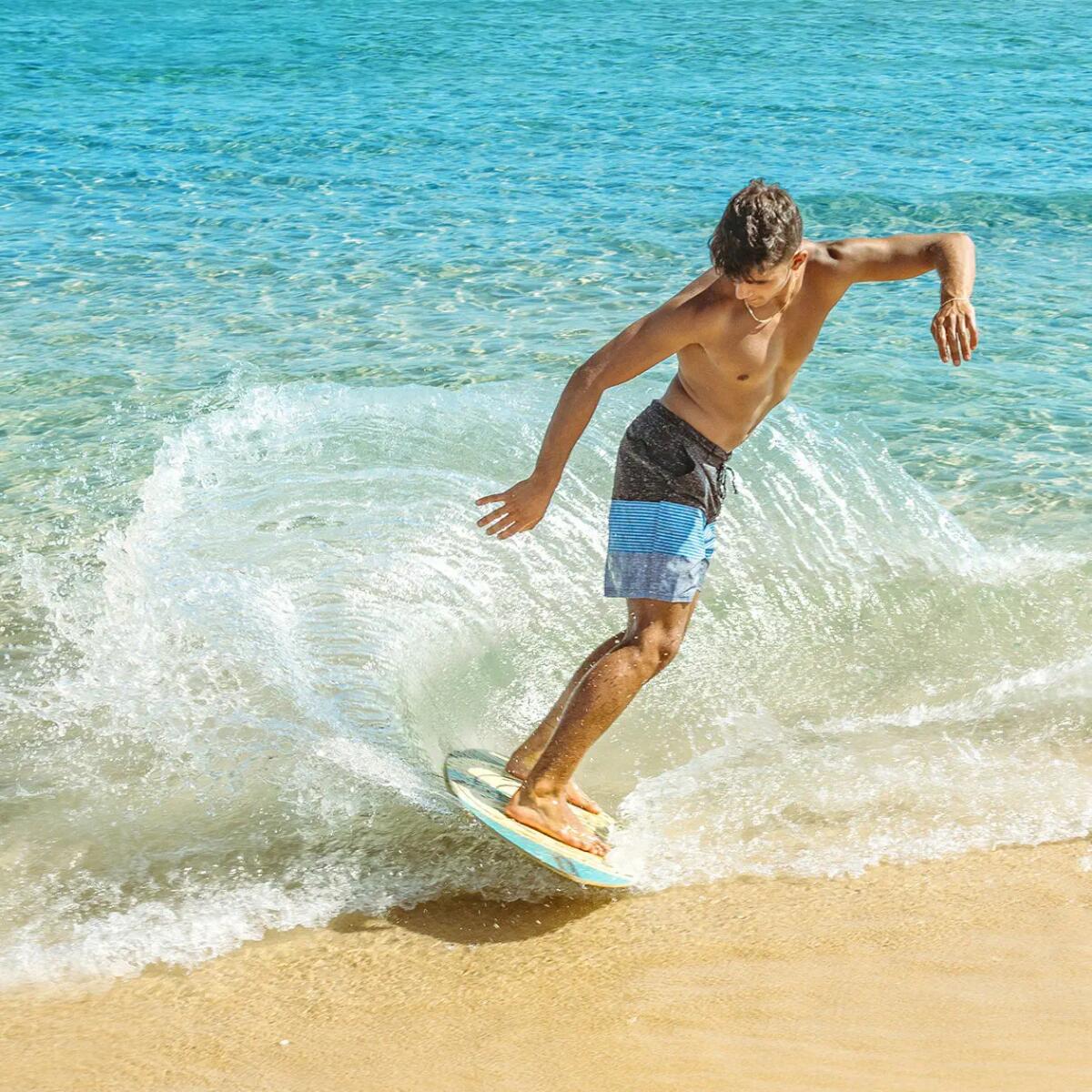 Comprar Prancha Skimboard Sonrisal Surf Madeira Maré Estampa Tubarão