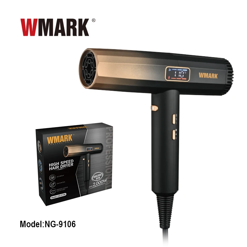 Comprar Secador De Cabelo Ion Super Leve Wmark Ng9106 - Conexão USA Barber