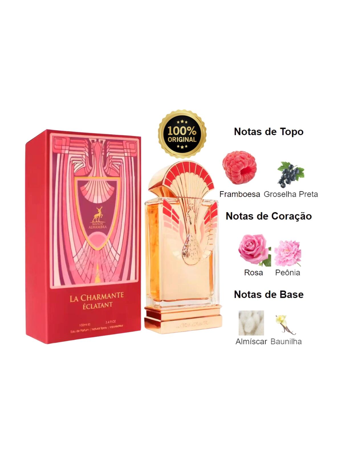 Comprar La Charmante Éclatant Maison Alhambra 100ml EDP - R$169,99