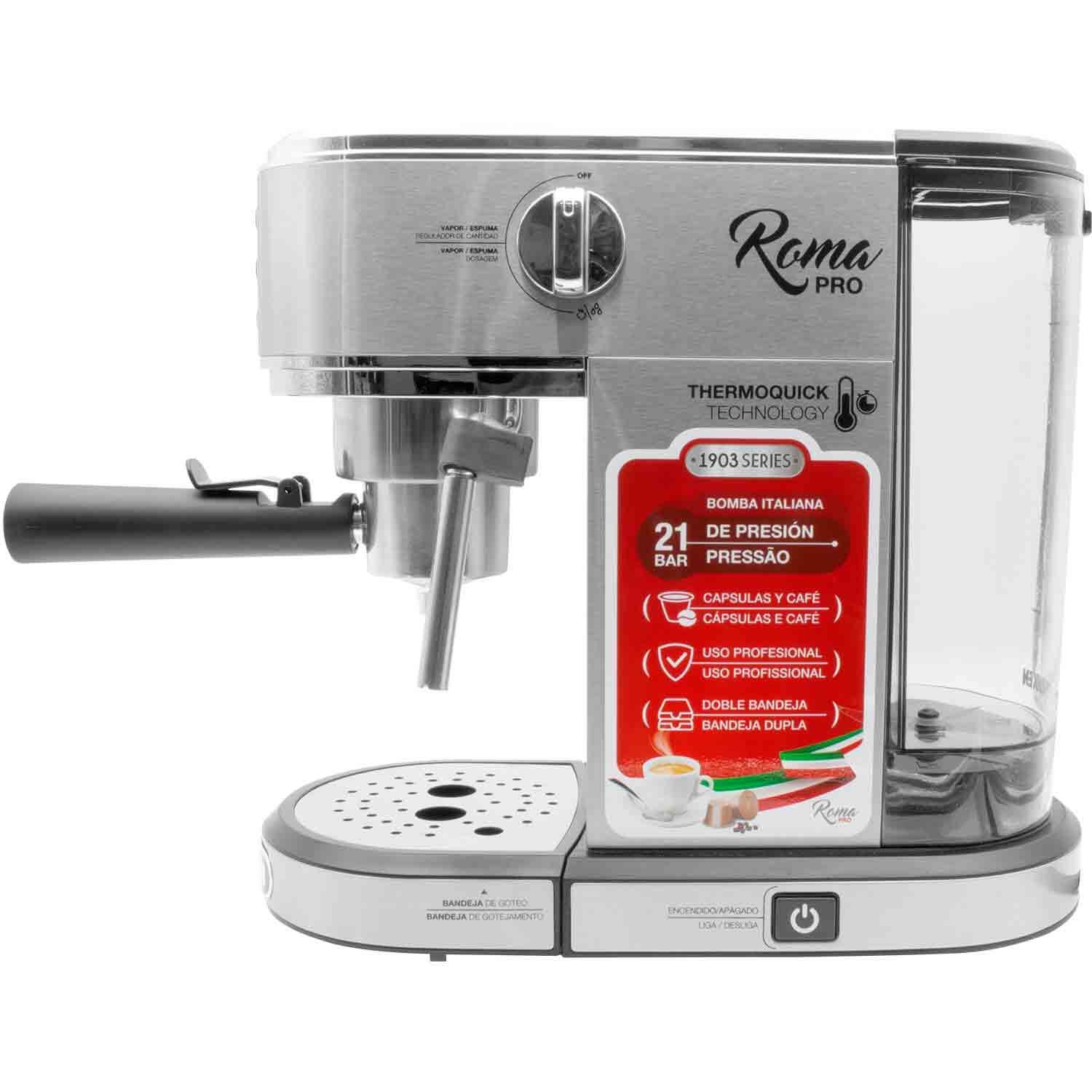 Comprar Cafeteira Expresso 21 Bar 1350W Telefunken Roma Pro - 101dB ...