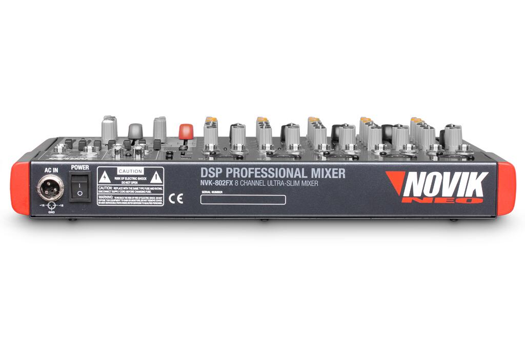 Comprar Mesa Mixer 8 Canais Novik Neo NVK 802 BT Bluetooth