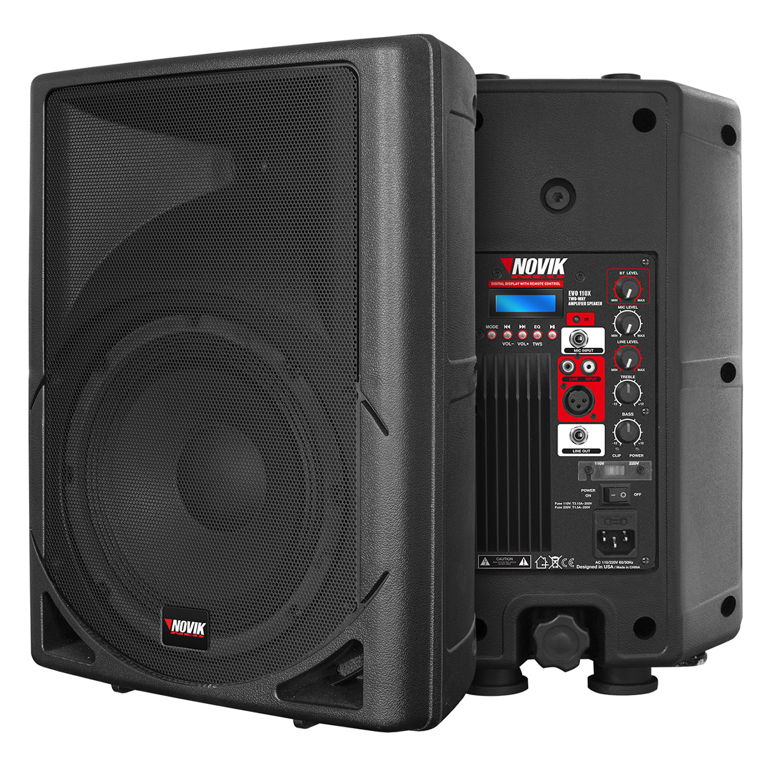 Comprar Caixa Ativa Amplificada Novik Neo 8 Pol TWS Evo 110X - 101dB ...