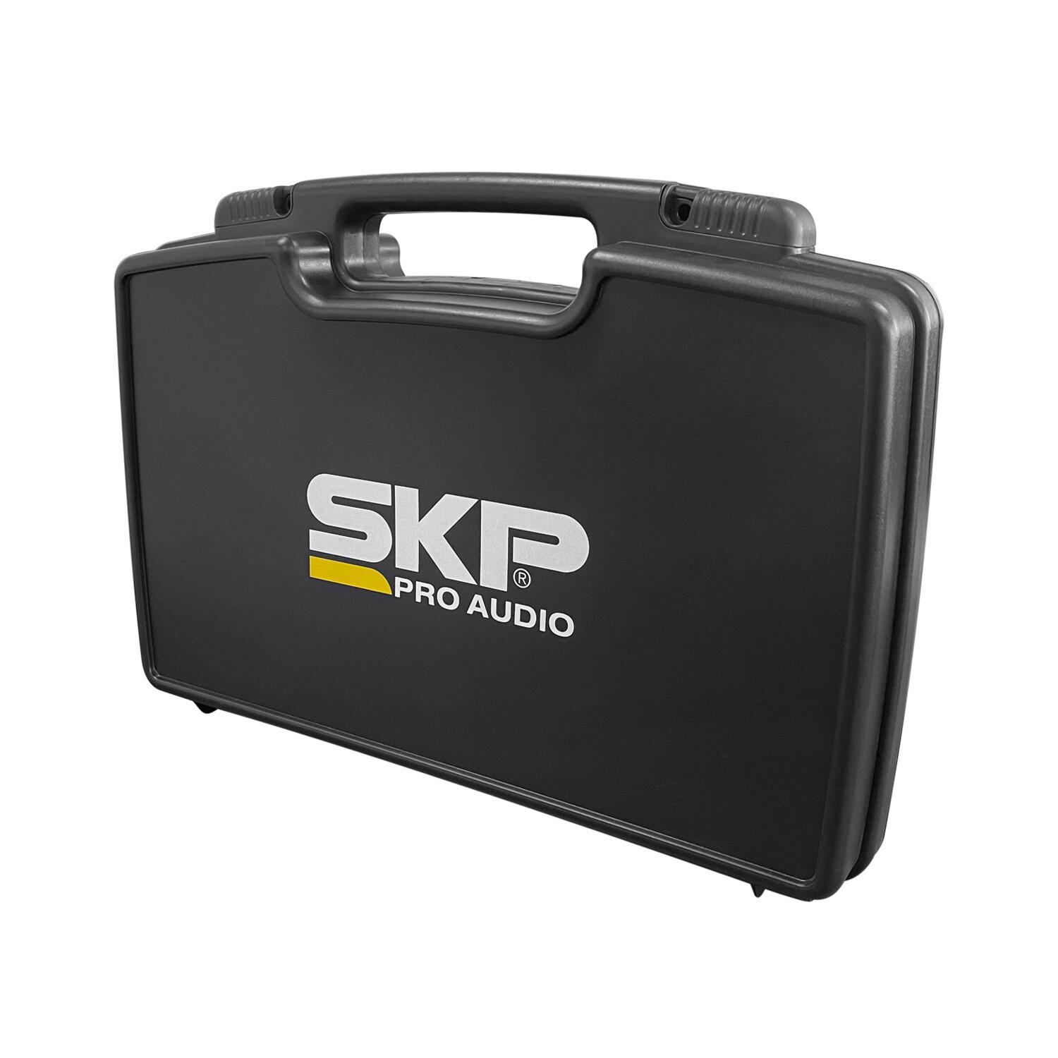 Comprar Kit Microfone Sem Fio Mão Headset e Lapela SKP UHF 700 Pro