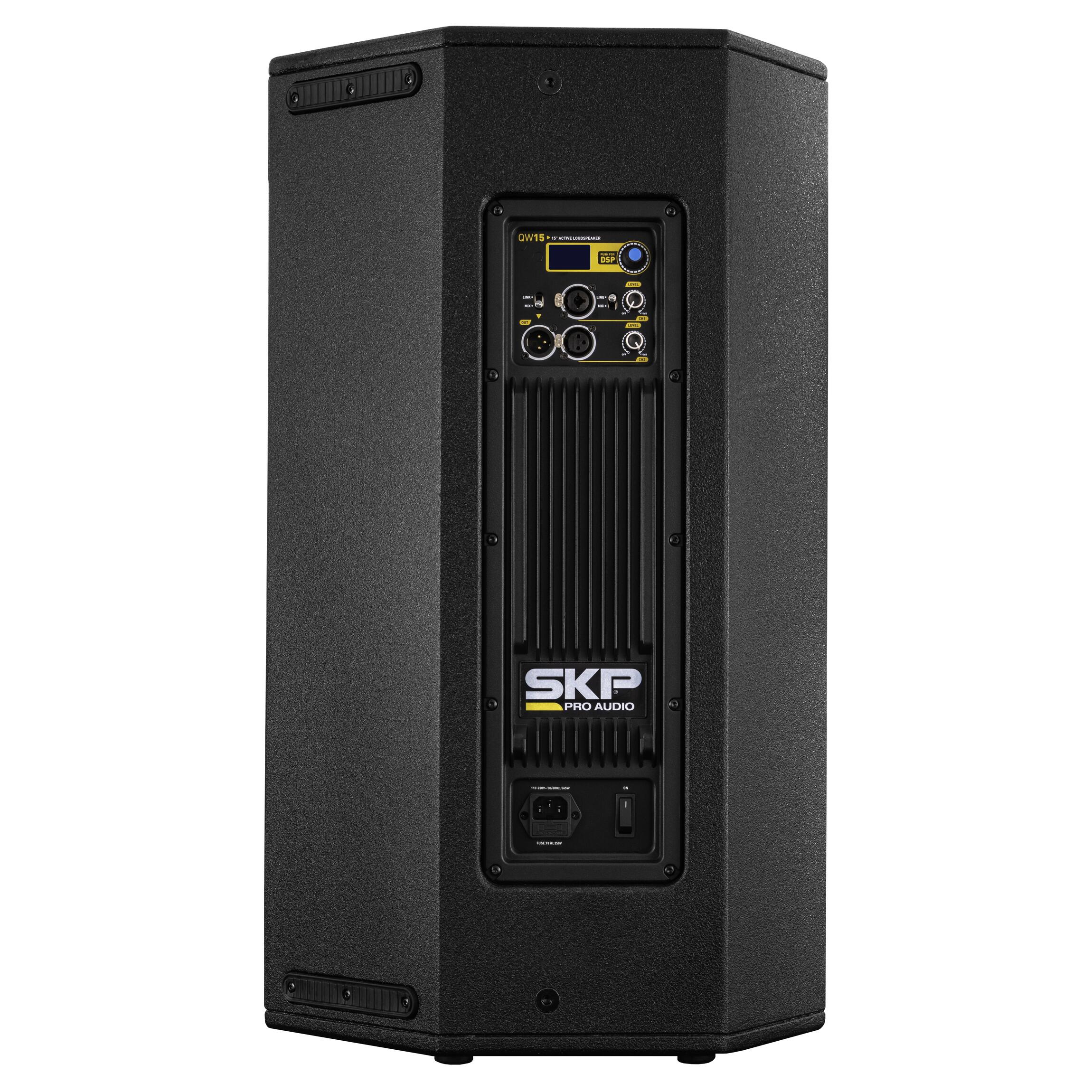 Comprar Caixa Bi Amplificada 15 Polegadas SKP QW15 - 101dB Tudo para Sua Casa