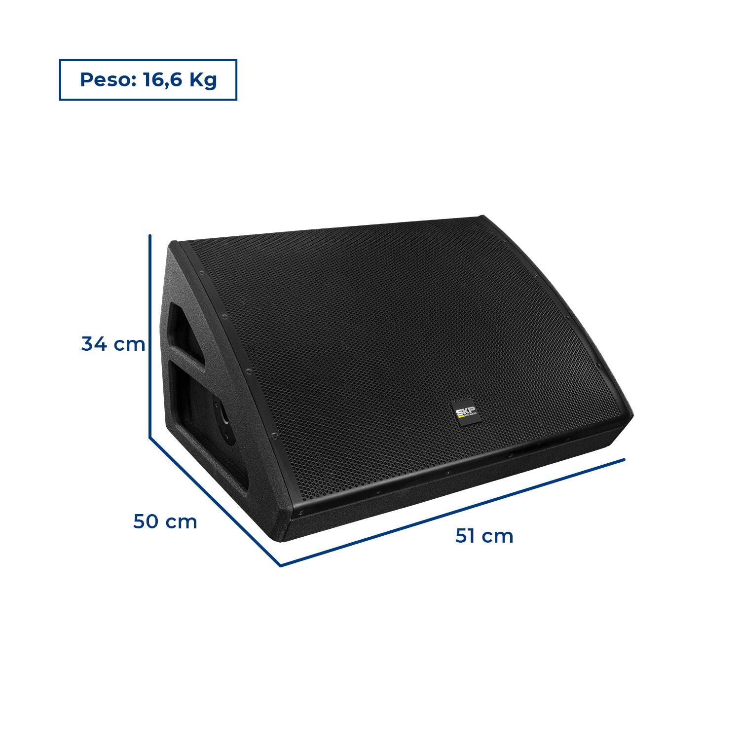 Comprar Monitor de Palco Ativo 12 Polegadas 350W SKP SKM 12A MKII