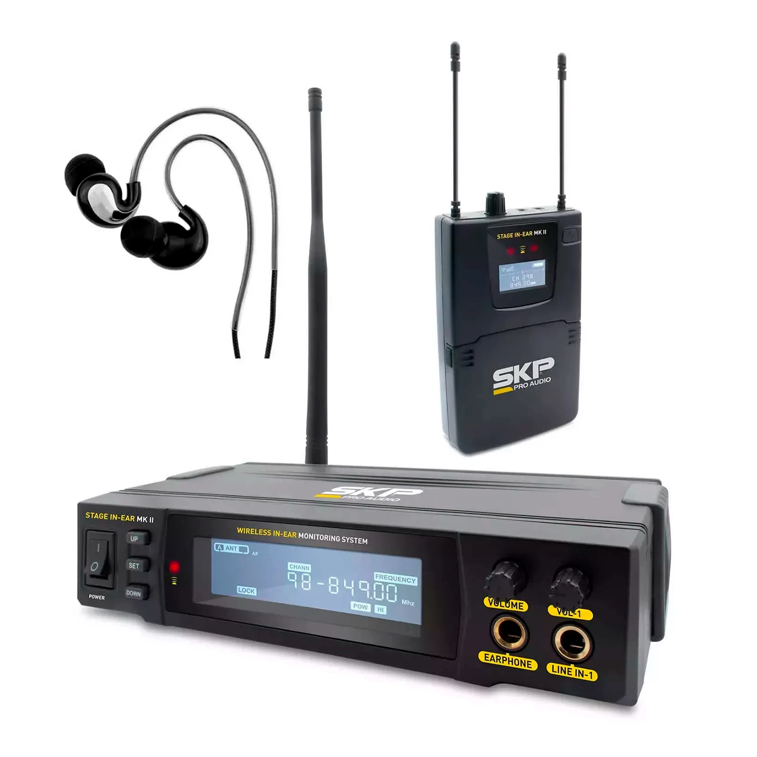 Comprar Sistema de Monitoramento SKP Stage In Ear MK II - 101dB Tudo ...