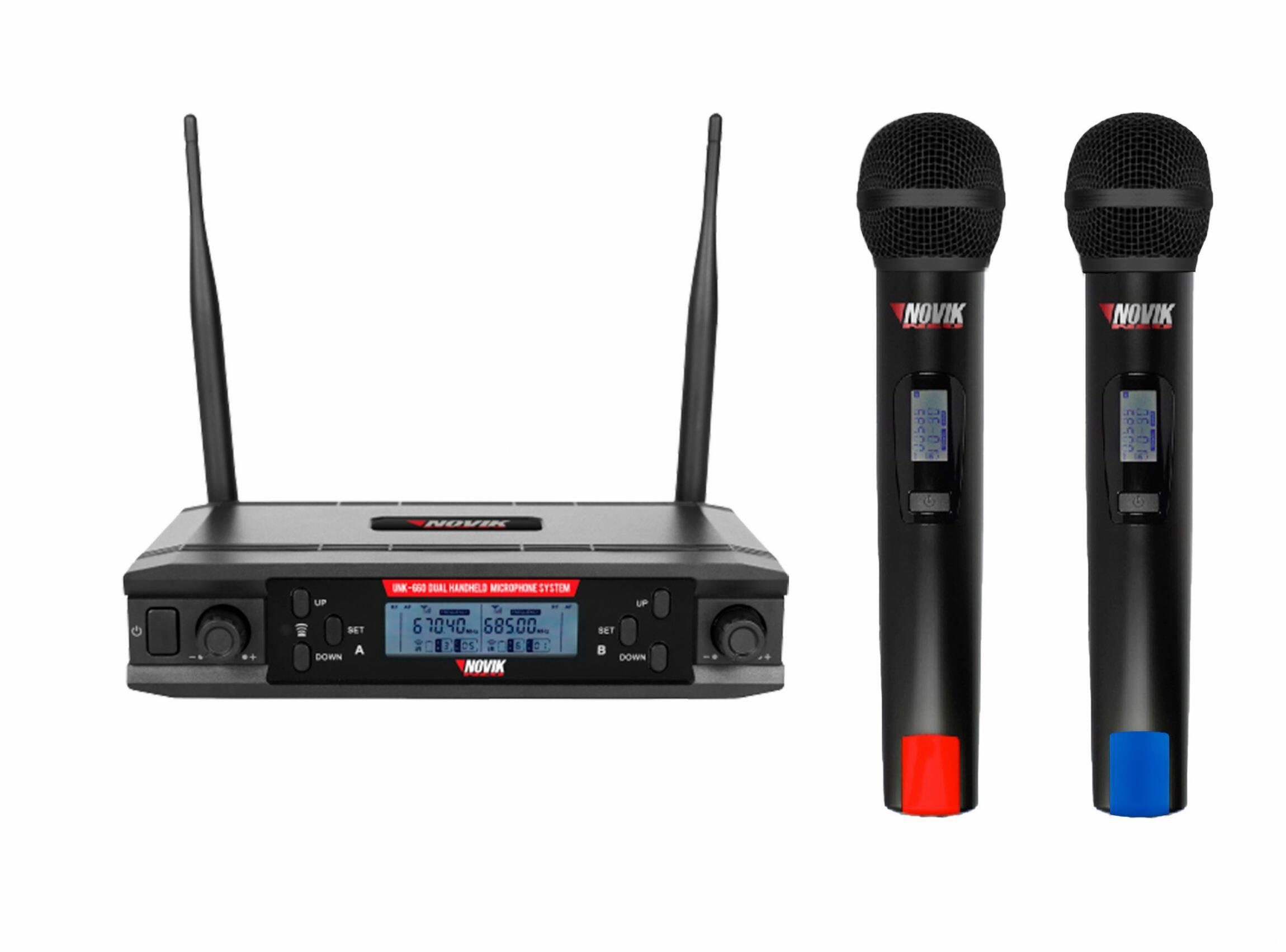 Comprar Microfone Sem Fio Duplo UHF Novik Neo UNK 660 Digital