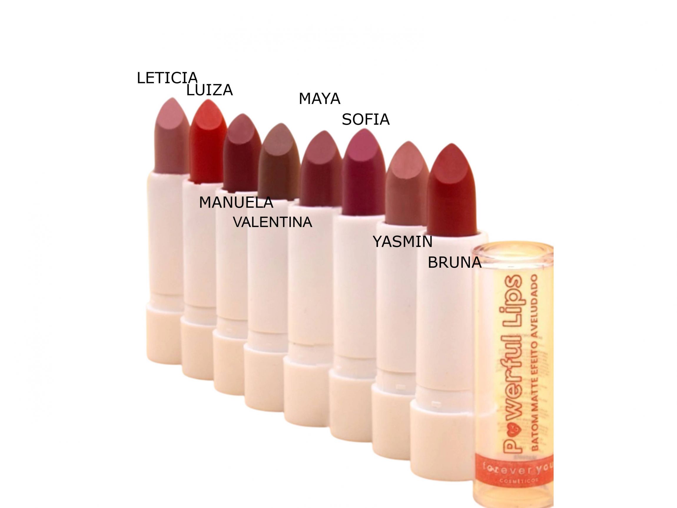 Comprar BATOM MATTE EFEITO AVELUDADO POWERFUL LIPS FOREVER YOU - FY002 ...