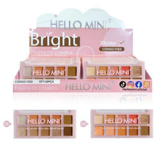 Comprar BOX - PALETA DE SOMBRAS BRIGHT HELLO MINI - Y153 C/12 PÇS - R ...
