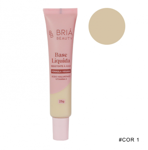 Comprar BASE LIQUIDA RESISTENTE A AGUA BRIA BEAUTY - BB0010-A - COR 01 ...