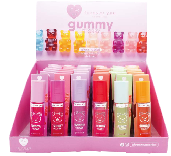 Comprar BOX - GLOSS LABIAL GUMMY GLOSSY FOREVER YOU - FY001 - C/36 PÇS ...