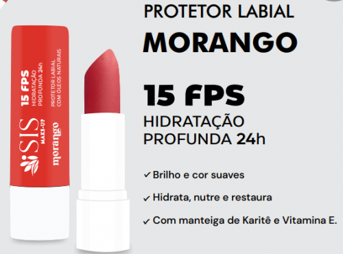 Comprar PROTETOR LABIAL ISIS MAKEUP FPS 15 - MORANGO IS077 - R$4,99 ...
