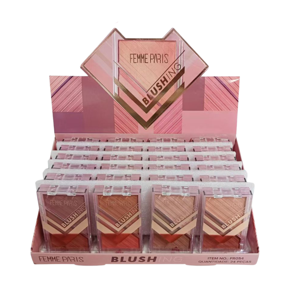 Comprar BOX-BLUSH BLUSHING FEMME PARIS - FR054 C/24 PÇS - R$159,99 ...