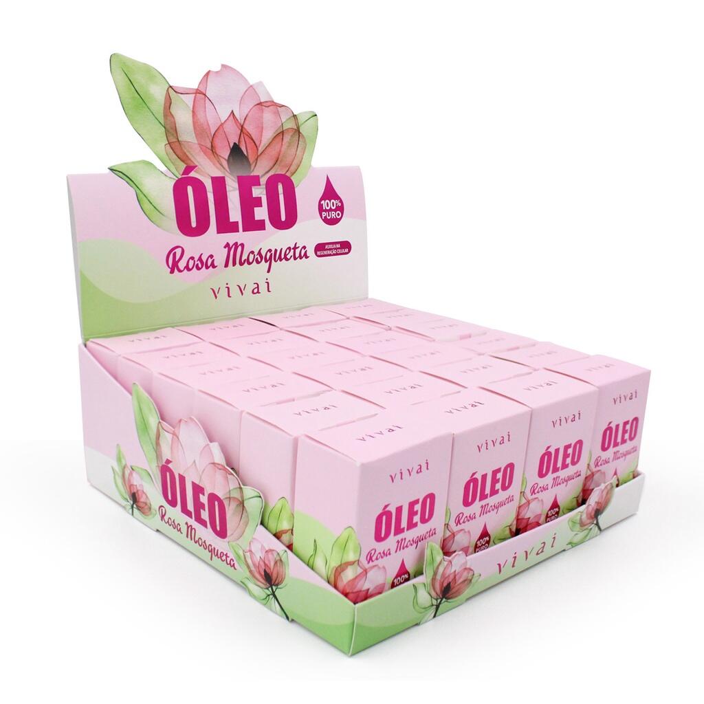 Comprar BOX - OLEO DE ROSA MOSQUETA VIVAI - 5002.1.1 C/24 PÇS - R$150,99