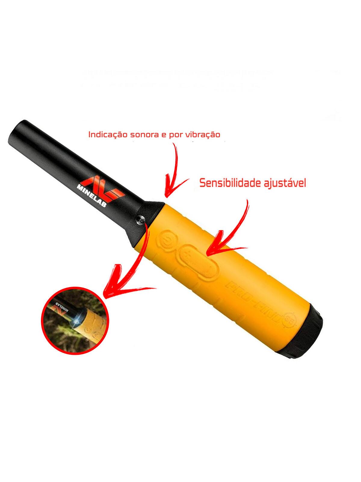 Detector De Metais Pinpointer Pro-find 35 Minelab | Astrotek Detectores