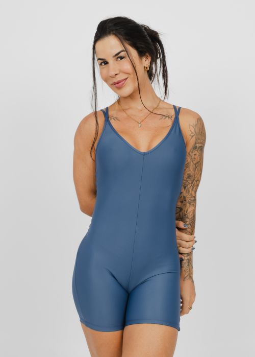 Comprar Macaquinho Vicky Suplex Sereno - Dalu Fitness | Atacado Facilitado