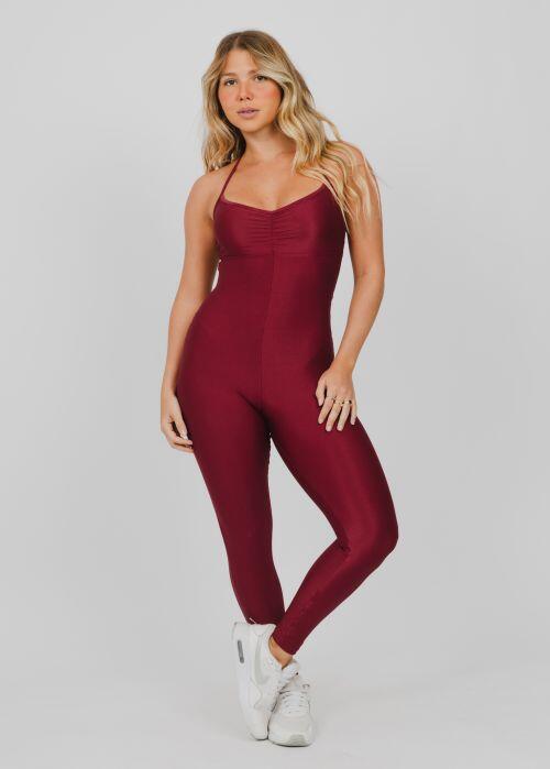 Comprar Macacão Sarah Compressão Marsala