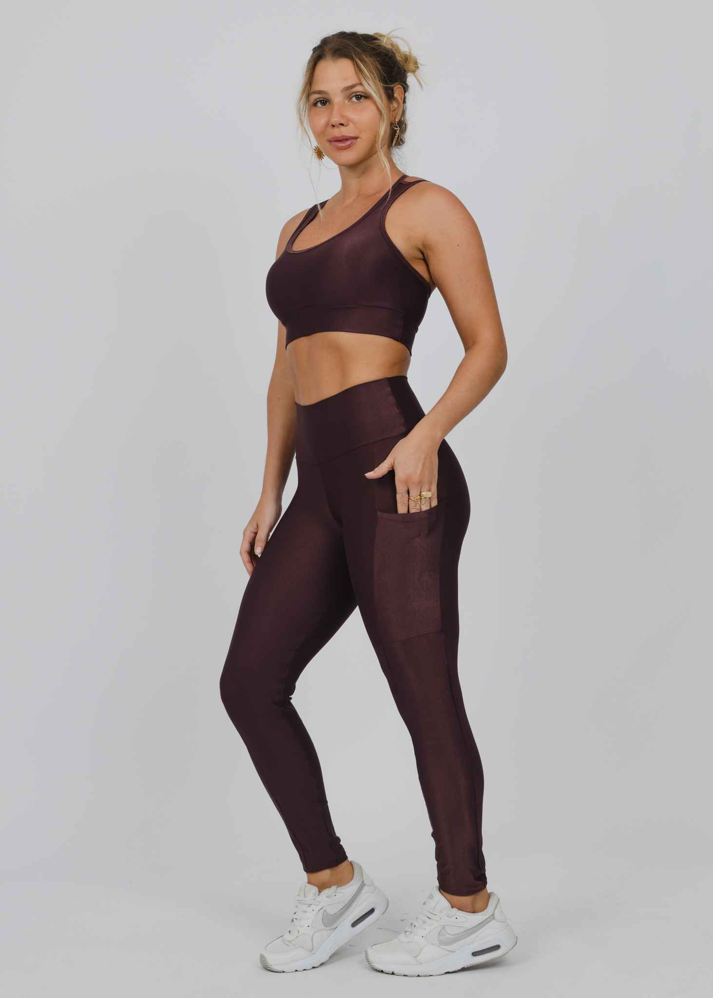 Comprar Conjunto Legging Básica Jade Cinamon - Dalu Fitness | Atacado Facilitado